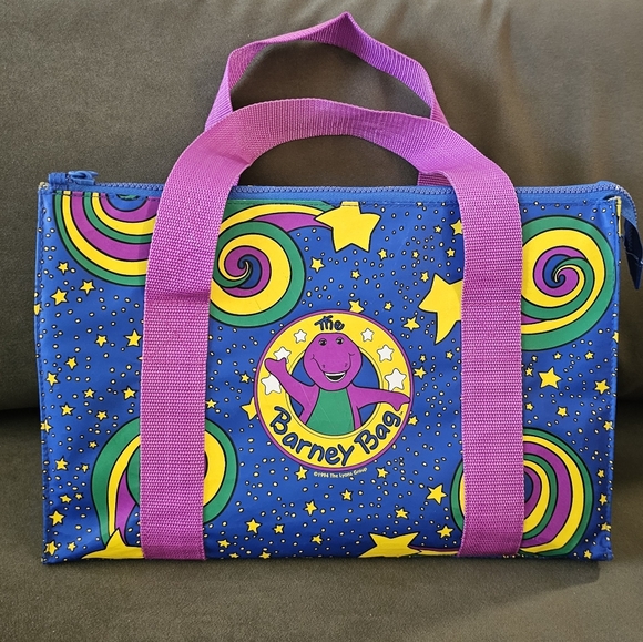 barney and friends | Bags | Vintage 994 The Barney Bag The Purple ...